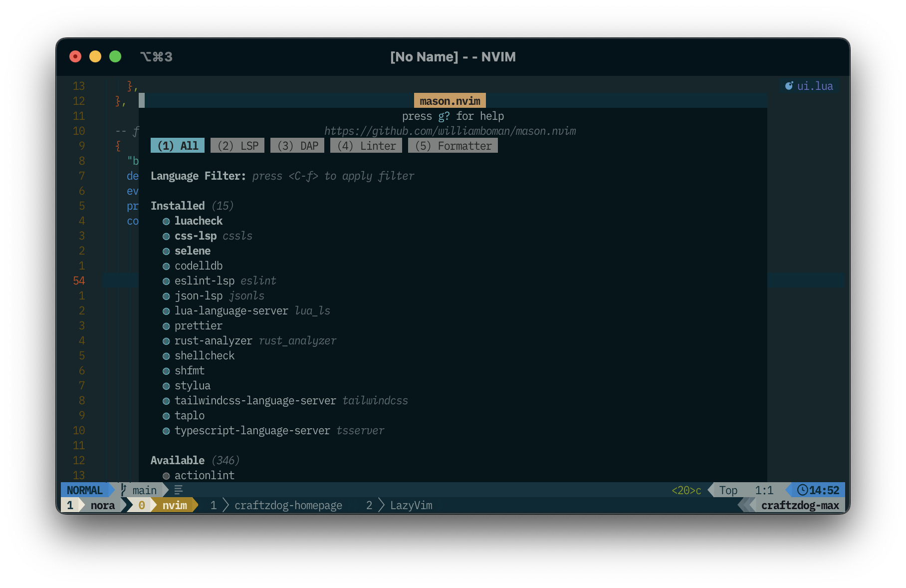 Effective Neovim setup for web development towards 2024